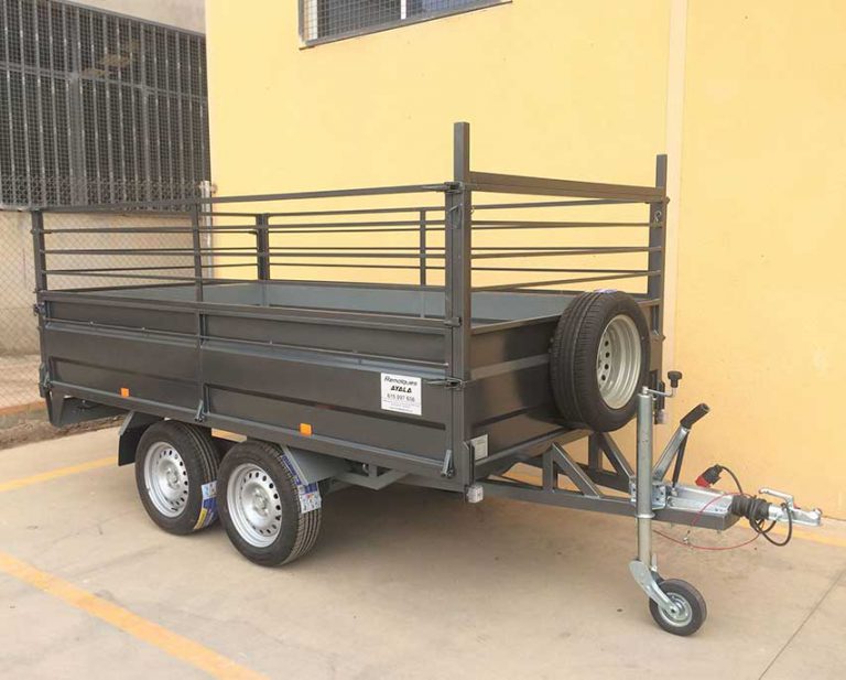 Remolque 2 ejes 3.000 x 1.700 x 500 - Reforzado